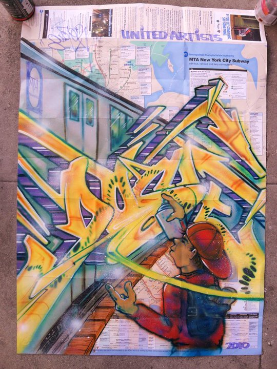 MTA NYC Subway Map - 017 – wildstyleartwork